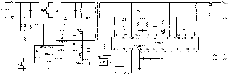 RT7207 - USB PD Type-C Controller for SMPS | Richtek Technology