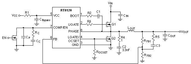 RT8120 - Single-Phase Synchronous Buck PWM Controller | Richtek Technology