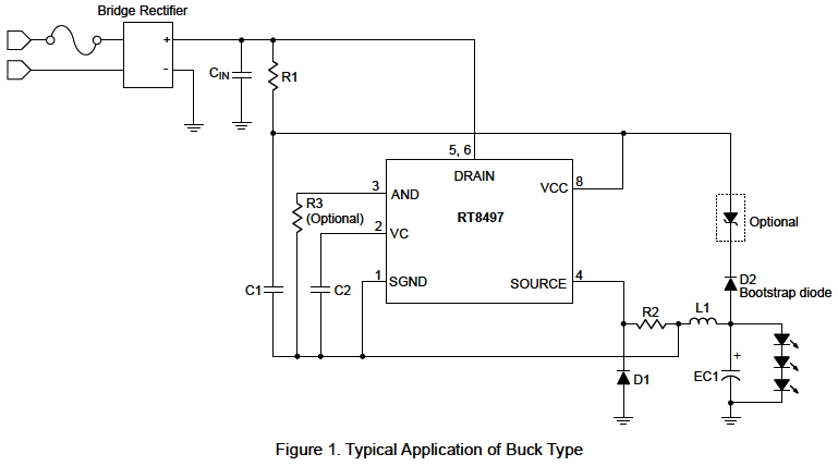RT8497 - Power MOSFET Integrated High Efficiency BCM LED Driver ...
