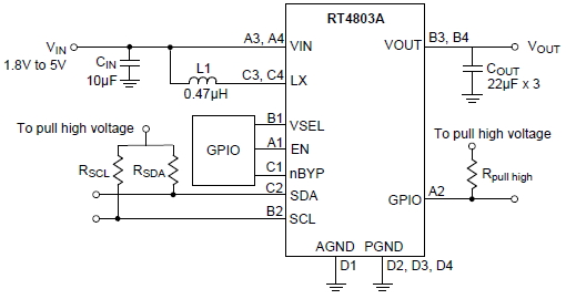 RT4803A - 2.5MHz, Synchronous Boost Regulator | Richtek Technology