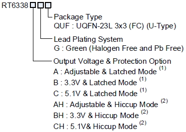 RT6338 - 8A, 23V Synchronous Step-Down Converter with 3.3V/5V LDO ...