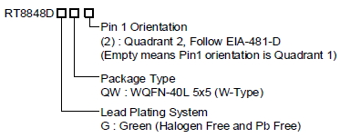 RT8848D - 使用 PWM-VID 参考输入的多相 Buck 控制器 | Richtek Technology