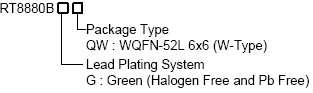 RT8880B - 双输出, 3驱动器 AMD SVI2 移动 CPU 电源供应控制器 | Richtek Technology