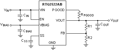 RTQ2522A/RTQ2522B - 2A Ultra-Low Dropout Voltage LDO Regulators with Soft-Start | Richtek Technology