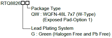 RTQ8826 - Single Rail 6-Phase PWM Controller with PMBus | Richtek Technology
